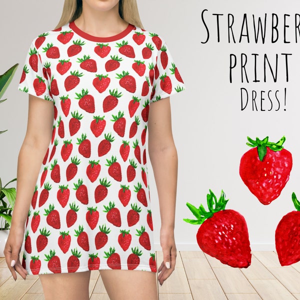 Strawberry Dress Shirt - Etsy