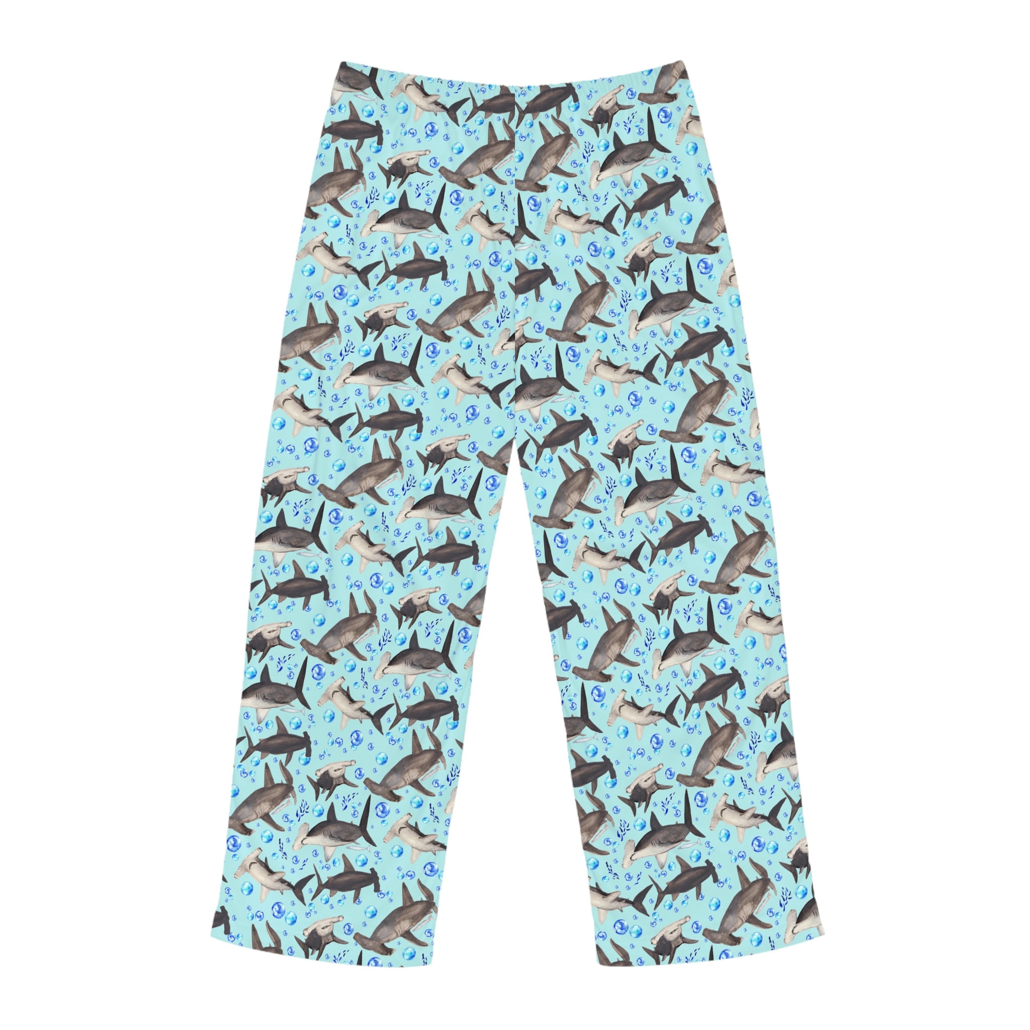 Men's Hammerhead Shark Pajamas Sharks Print Pjs for Men and Teen Boys ...
