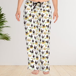 Watercolor Chicken Pajamas Chickens Pjs for Women and Teens - Etsy
