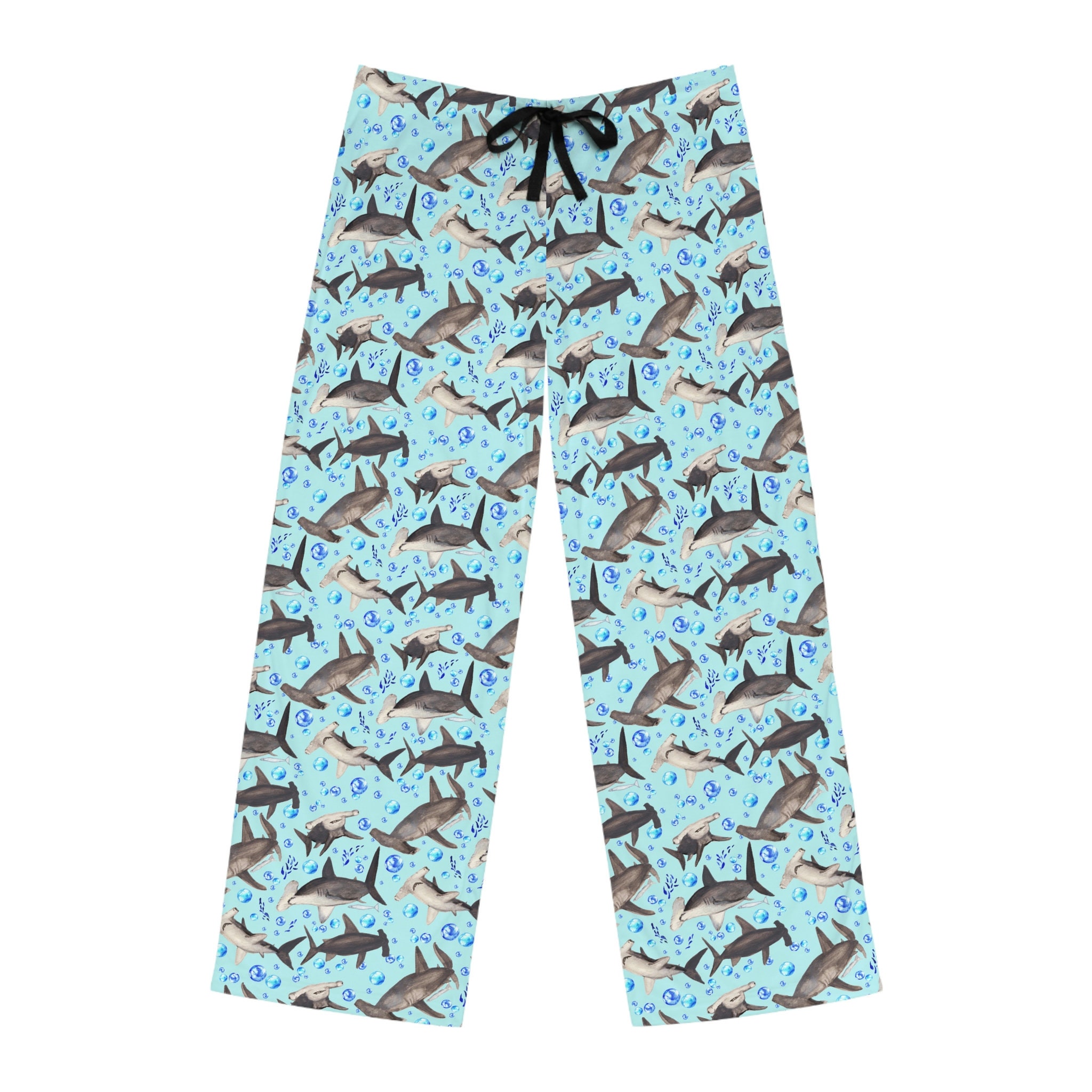 Men's Hammerhead Shark Pajamas Sharks Print Pjs for Men and Teen Boys ...