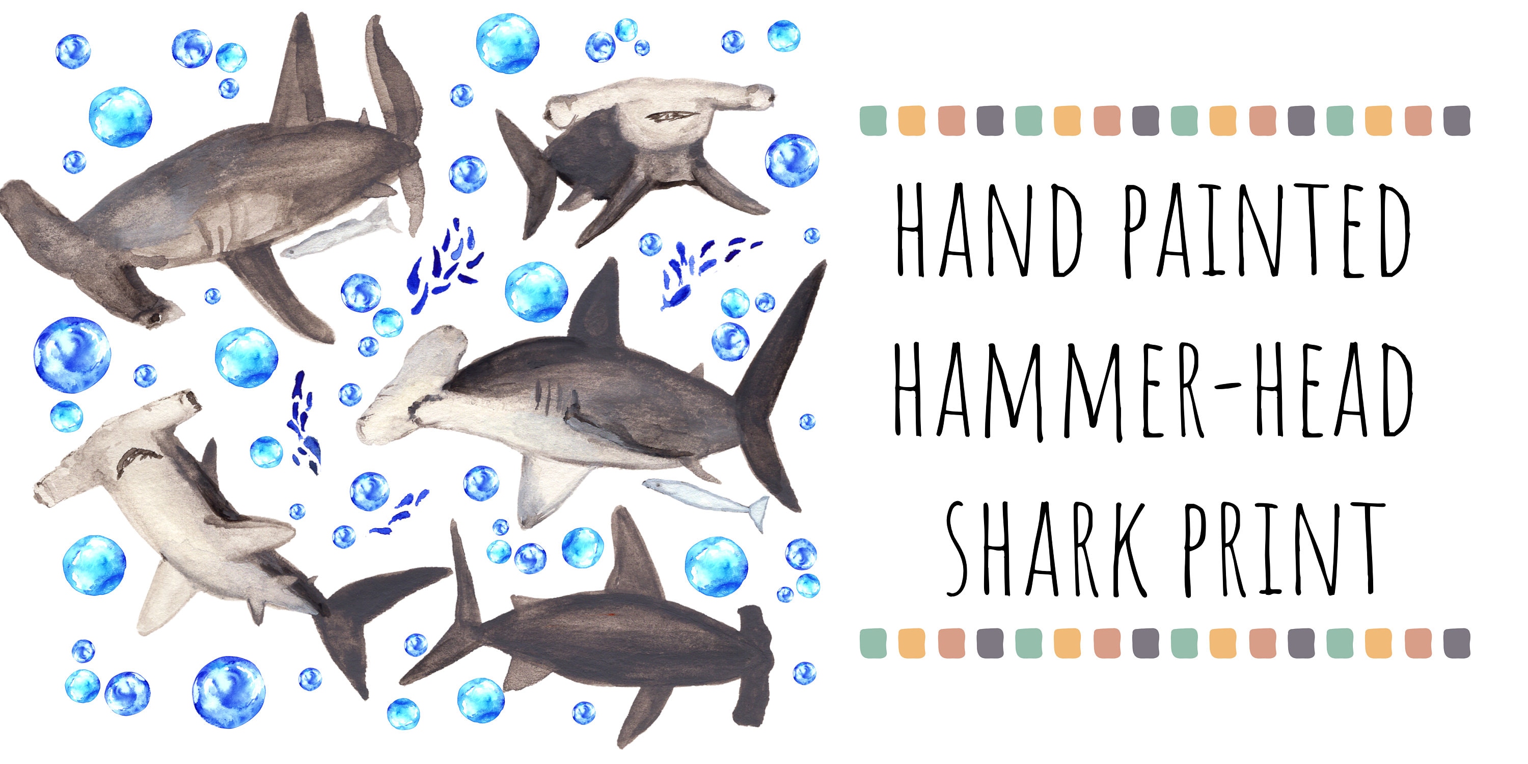 Men's Hammerhead Shark Pajamas Sharks Print Pjs for Men and Teen Boys ...