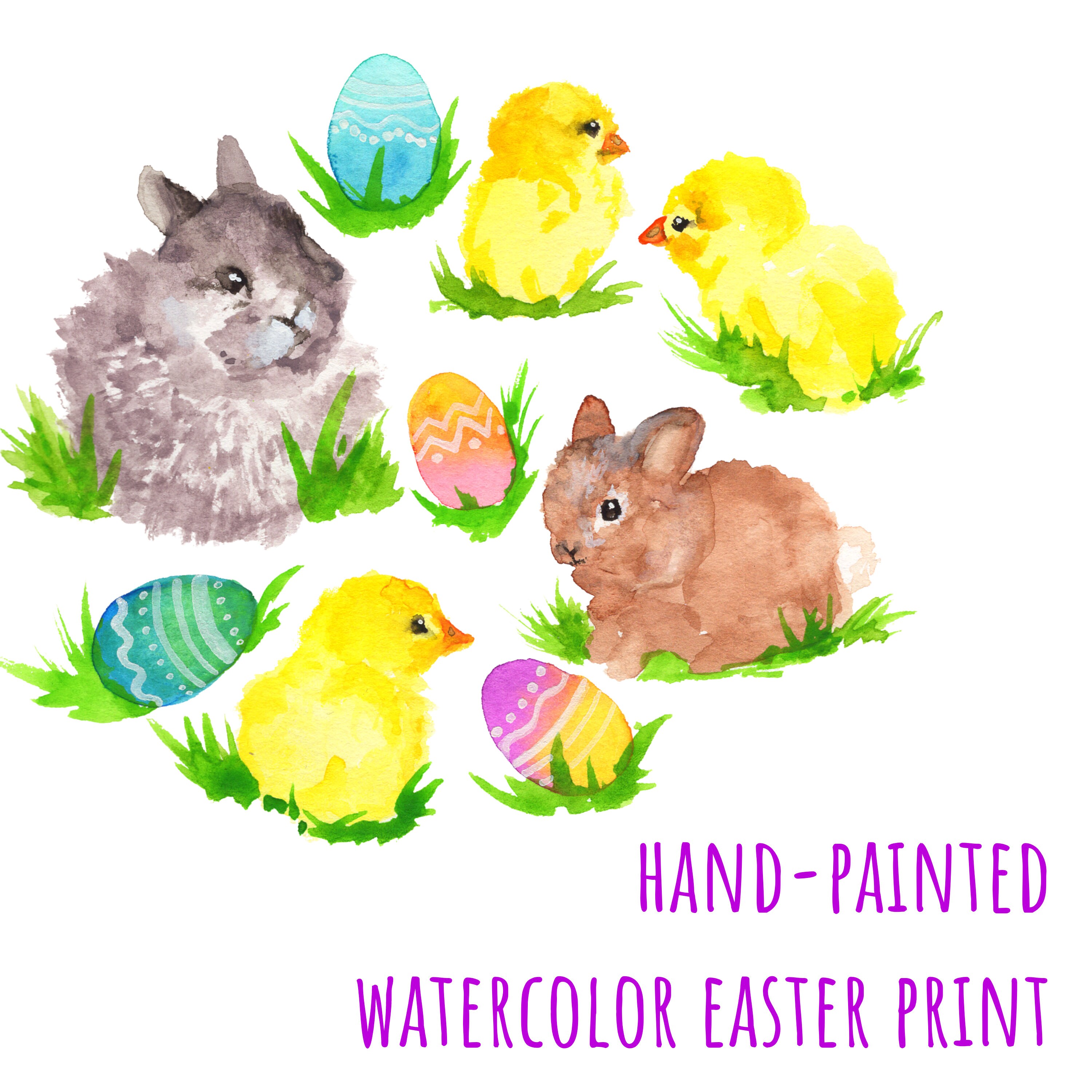 Baby Bunny Pajama Pants Rabbit Baby Chick Easter Egg Print Pjs Cute ...