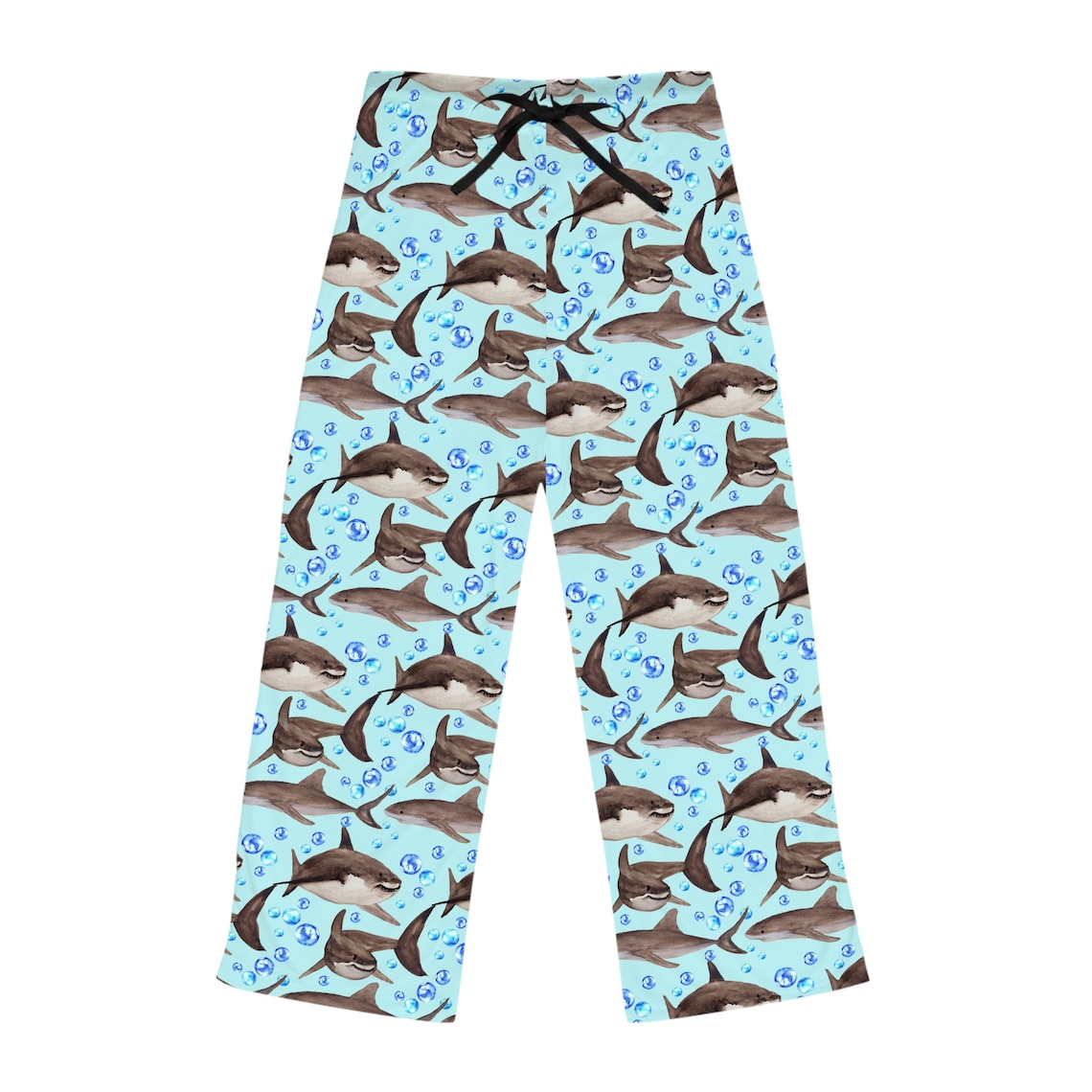 Shark Print Pajama Pants Sharks Theme Pjs Cute Shark Gifts for - Etsy