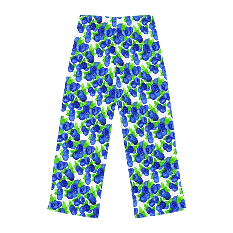 Blueberry Pajama Pants for Women and Teen Girls Blueberry Print Pjs ...