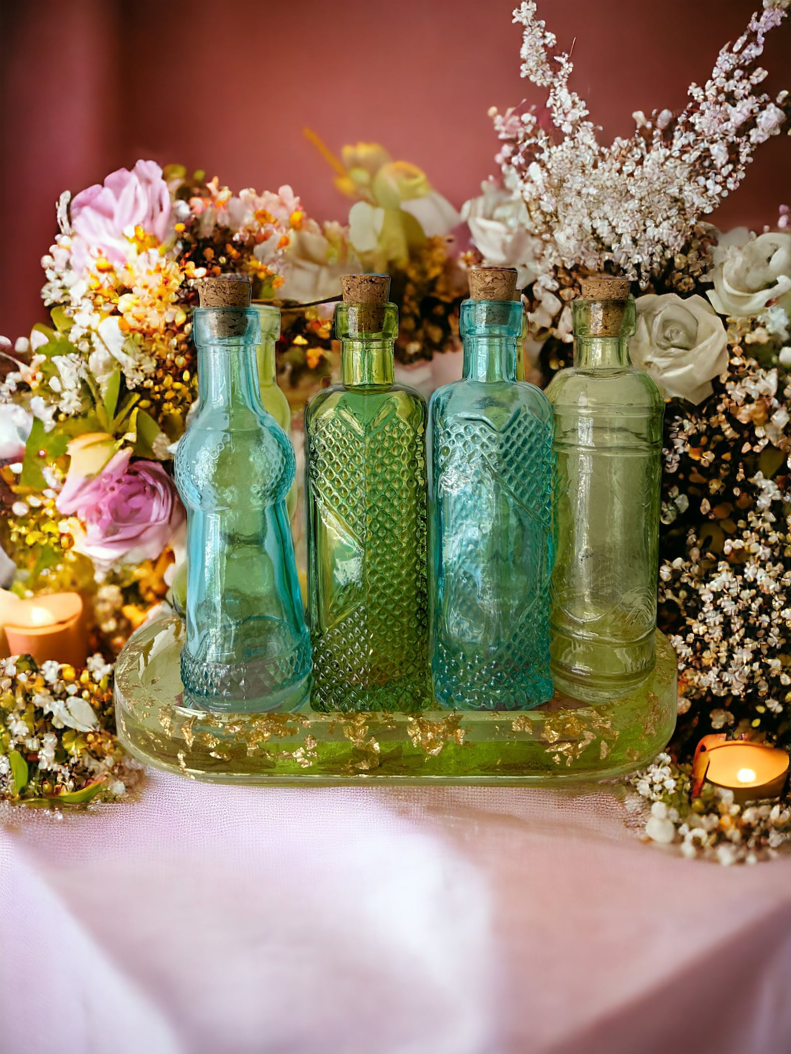 Accent Glass Bottles - Etsy