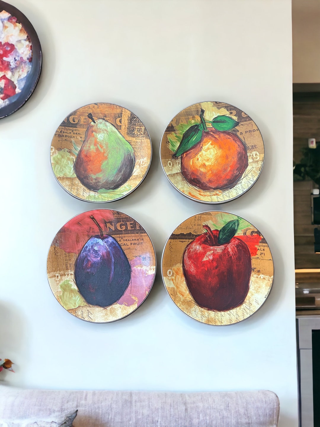 Decorative 8”plate, Kitchen Wall Decor - Etsy