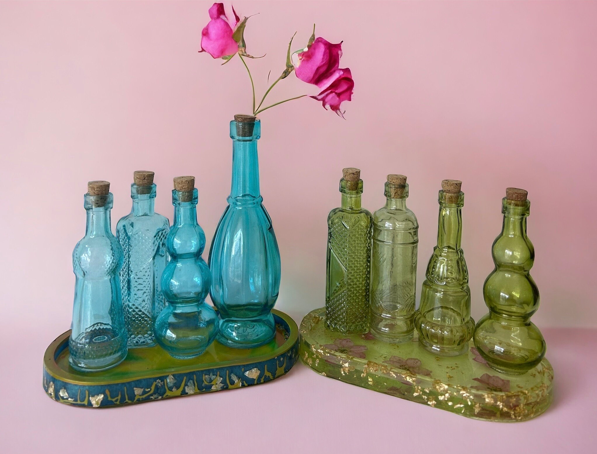 Accent Glass Bottles - Etsy