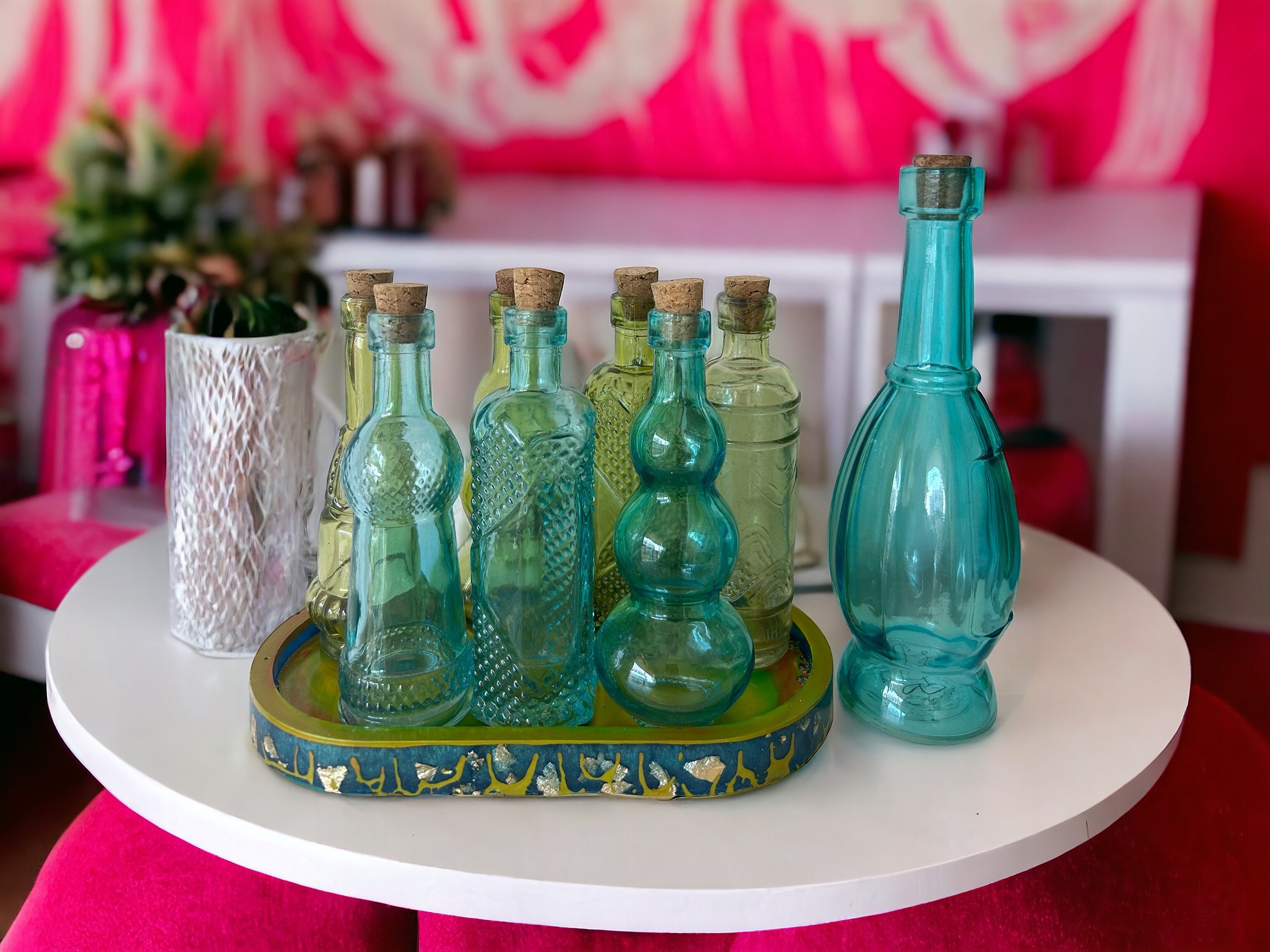 Accent Glass Bottles - Etsy