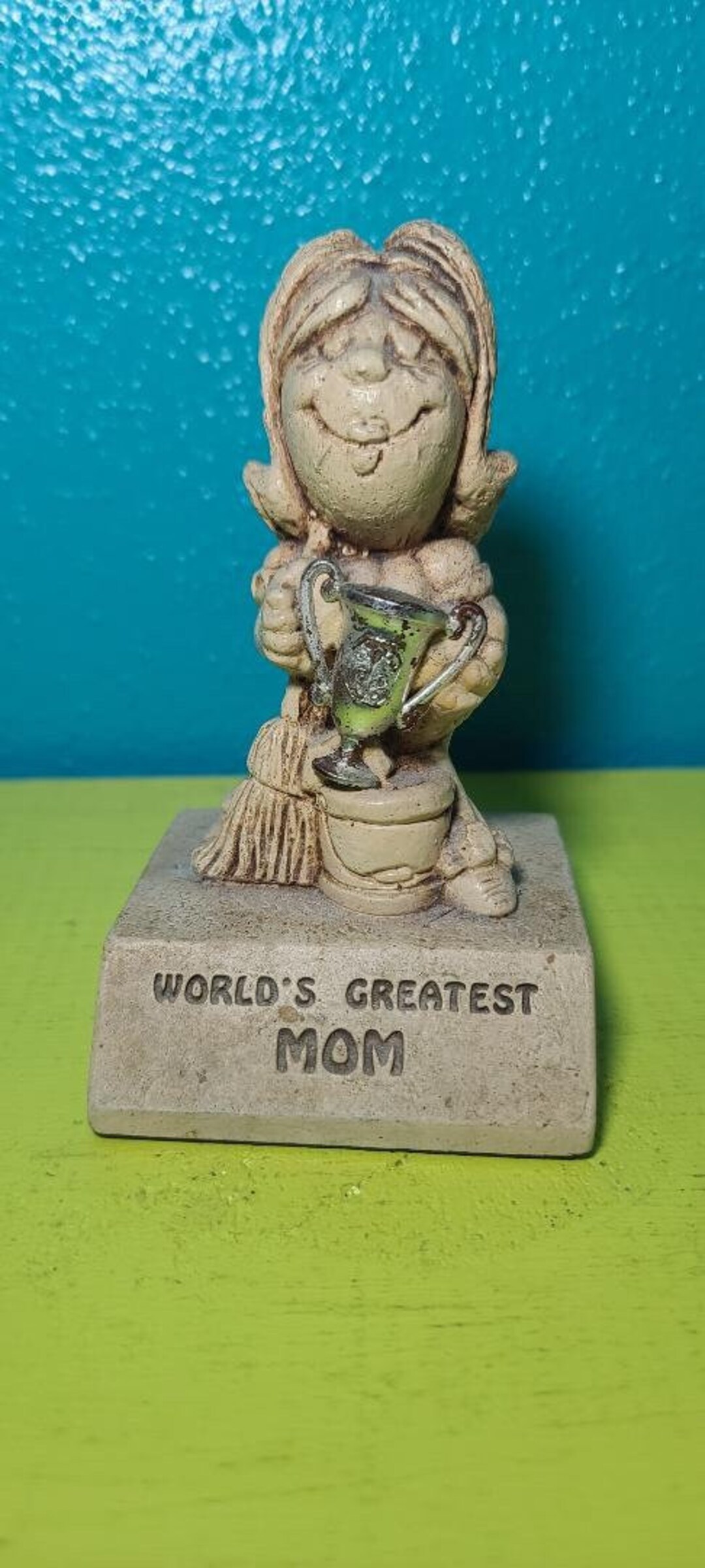 Vintage Paula World's Greatest Mom Figurine 1970 - Etsy
