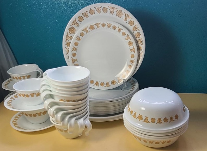 Corelle Butterfly Gold Dishware Dishes - Priced Individually - Etsy