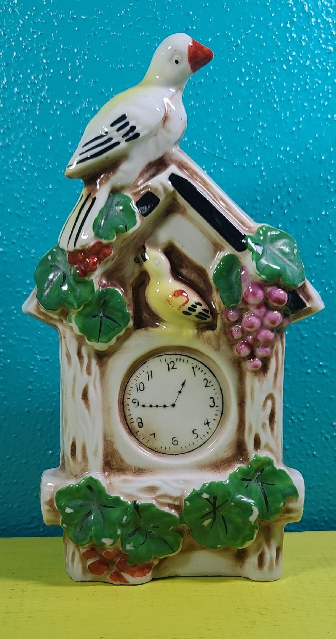 Vintage Ceramic Cuckoo Clock Wall Pocket Vase Made in Japan - Etsy