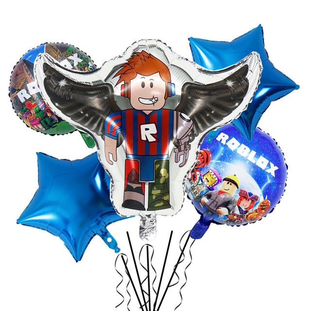 Roblox Party Favors With Silicone Wristbands, Balloons & Banner - Etsy