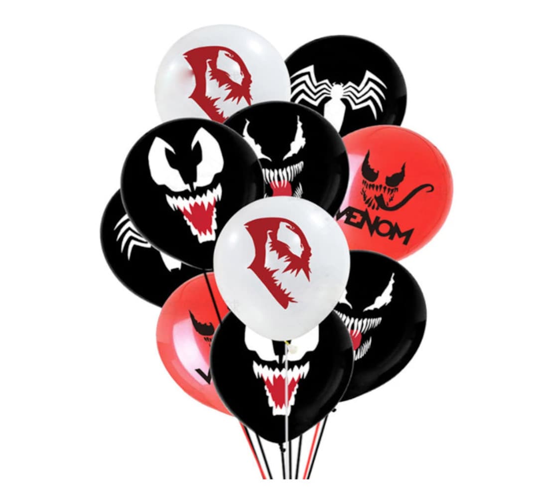 Venom Inspired Latex Balloons| Party Favors| Party Decor - Etsy