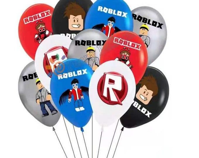 Roblox Birthday Party Supplies for Boys Robot Party Decorations, Happy ...