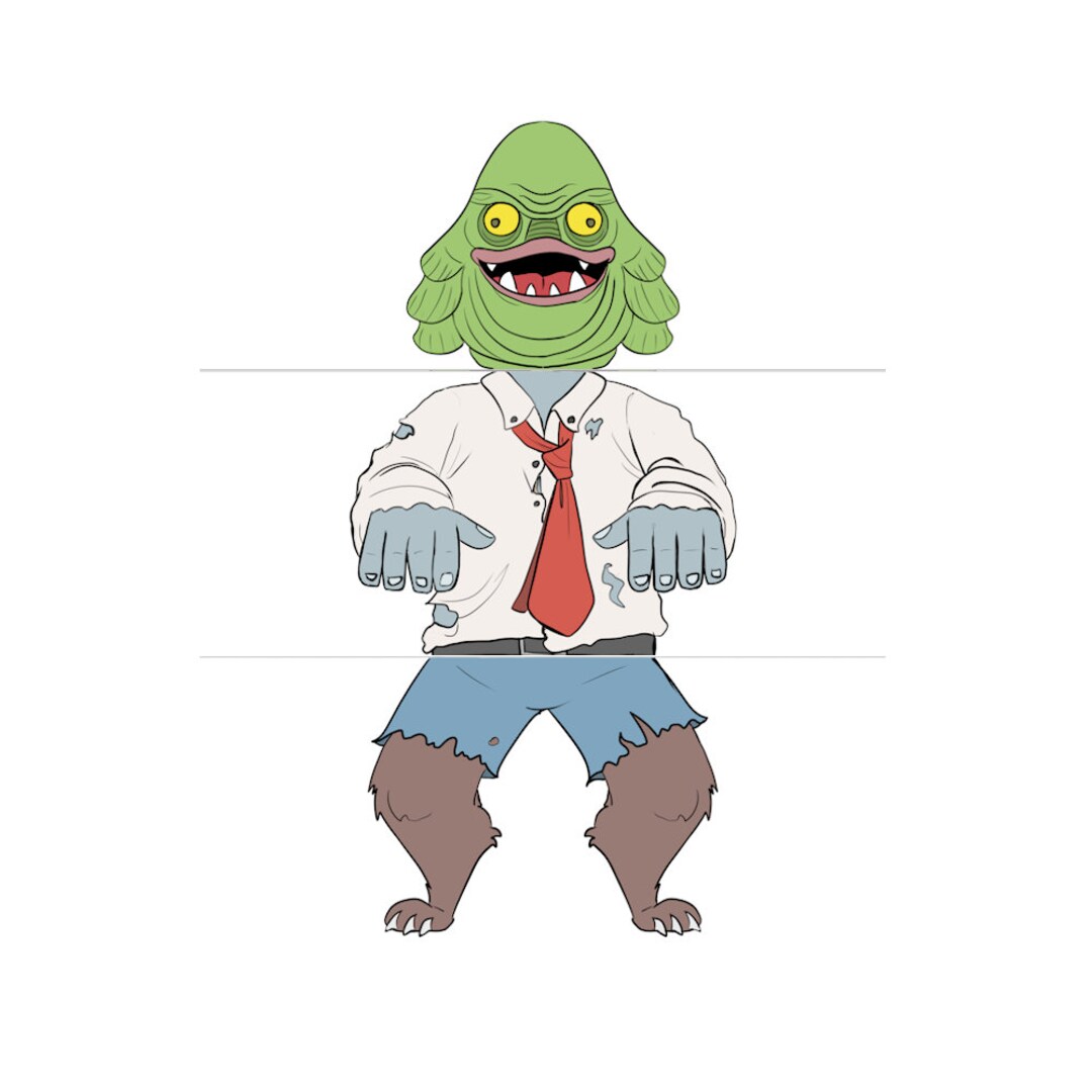 Mix and Match Activity - Spooky and Silly Monsters Set #2 - Kids ...