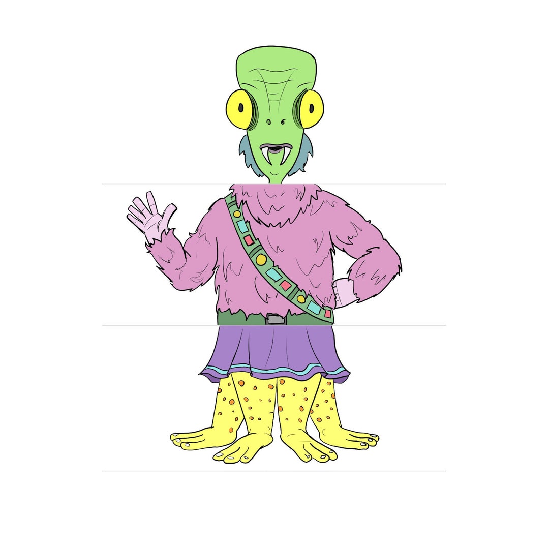 Mix and Match Activity - Silly Aliens Set #2 - Kids Activity ...