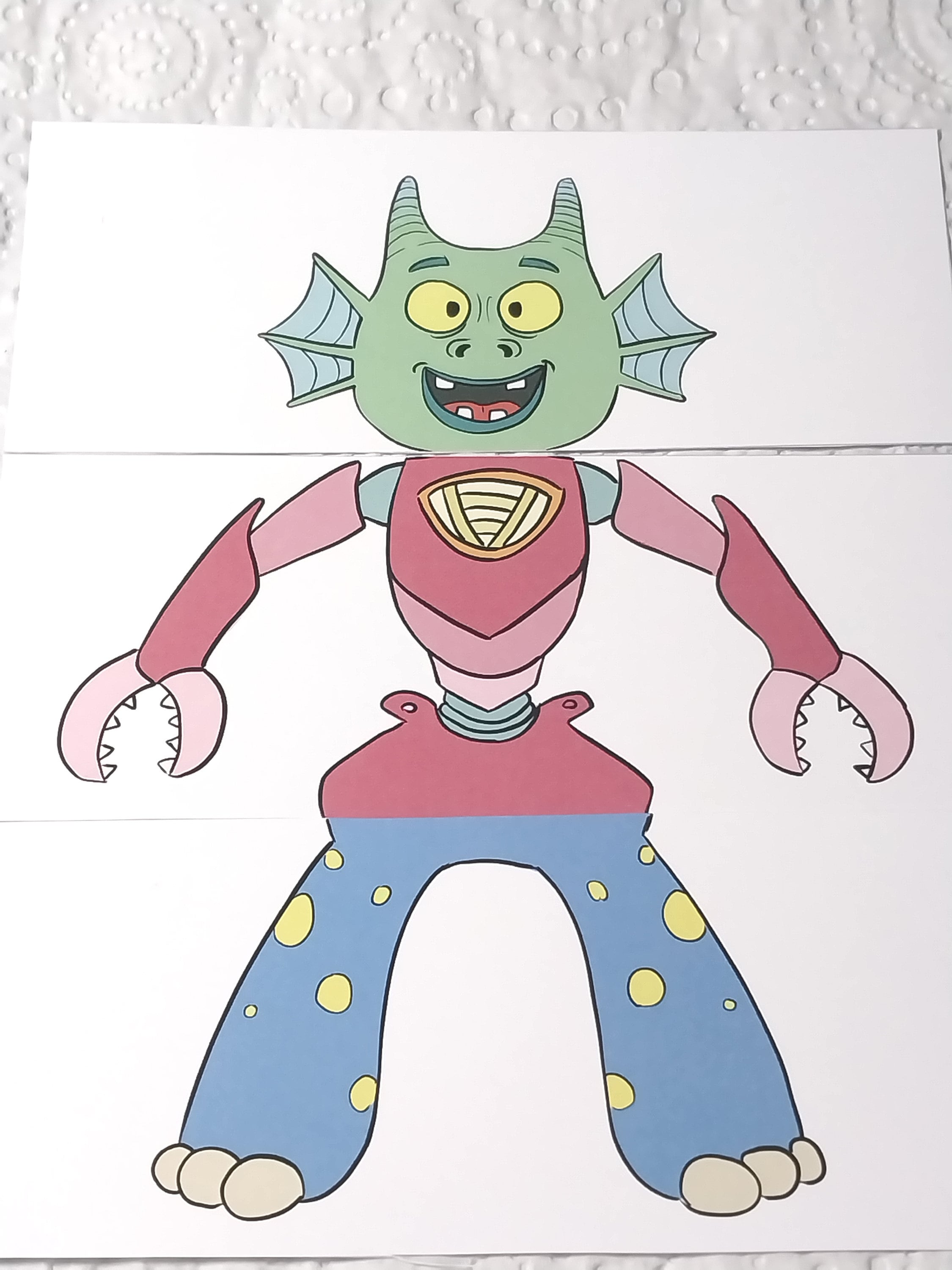 Mix and Match Activity Silly Aliens Set 1 Kids Activity - Etsy