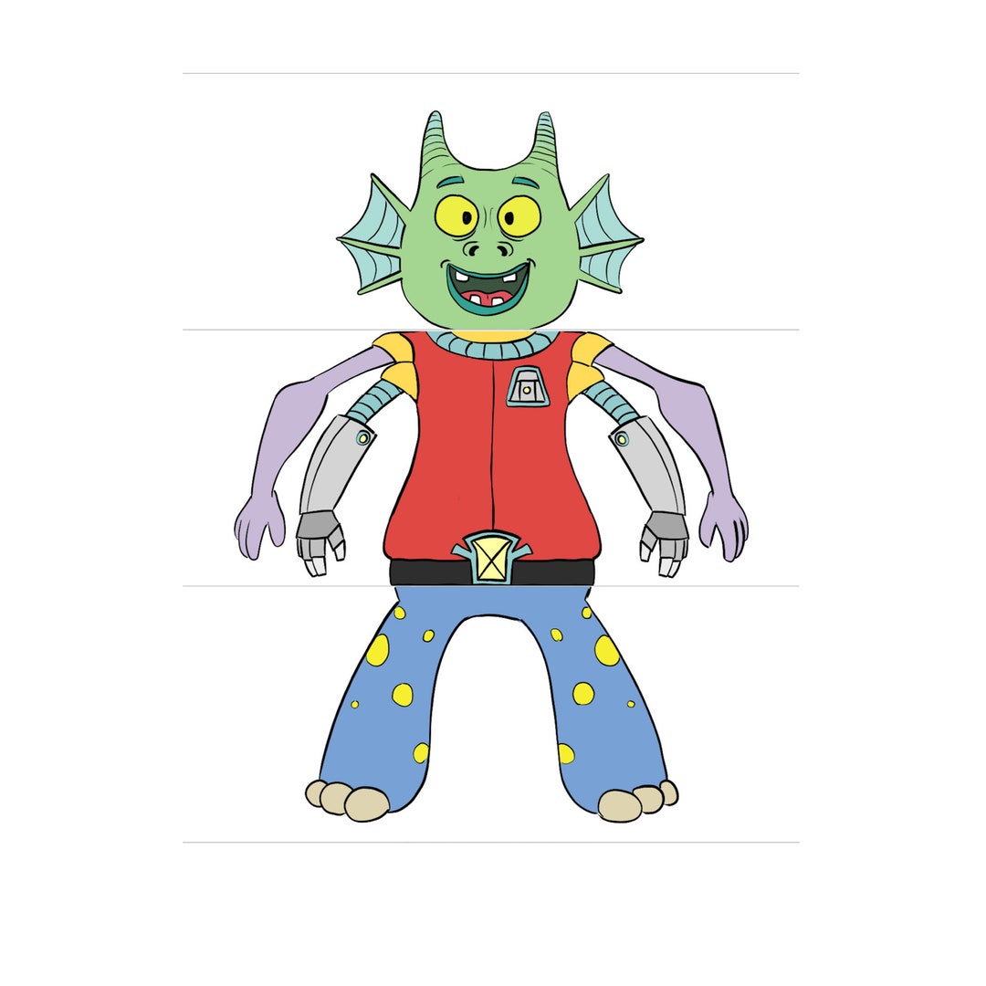 Mix and Match Activity - Silly Aliens Set #1 - Kids Activity ...