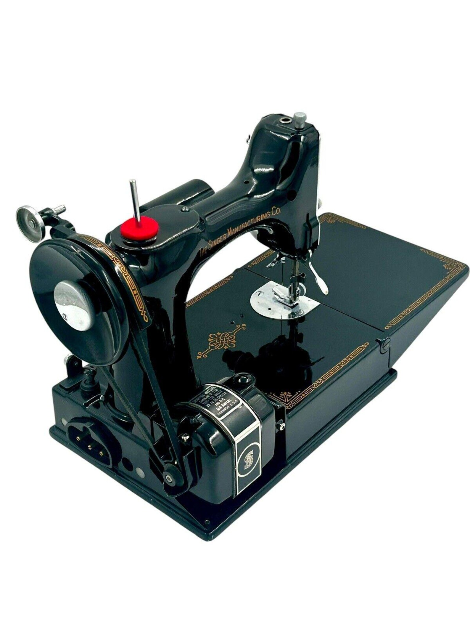 Fabulous Condition 1947 Scroll Face Singer Featherweight 221 Sewing ...