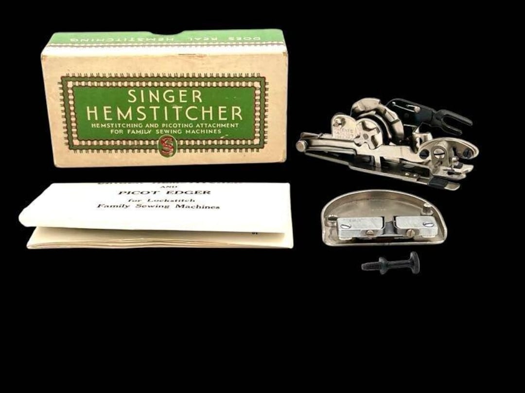 Singer Hemstitcher & Picot Edger 121387 Featherweight 221 Needle Plate ...