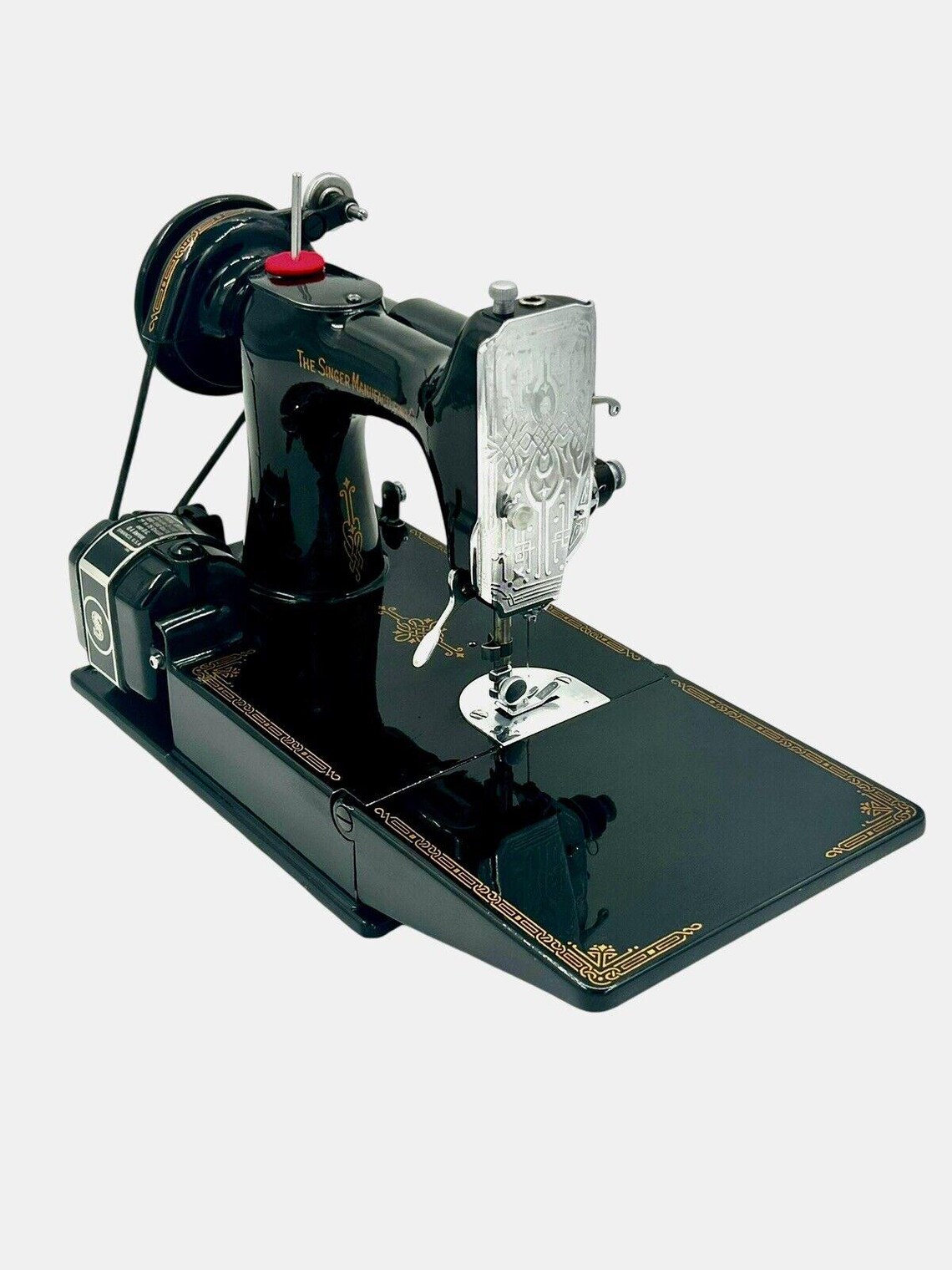 Fabulous Condition 1947 Scroll Face Singer Featherweight 221 Sewing ...