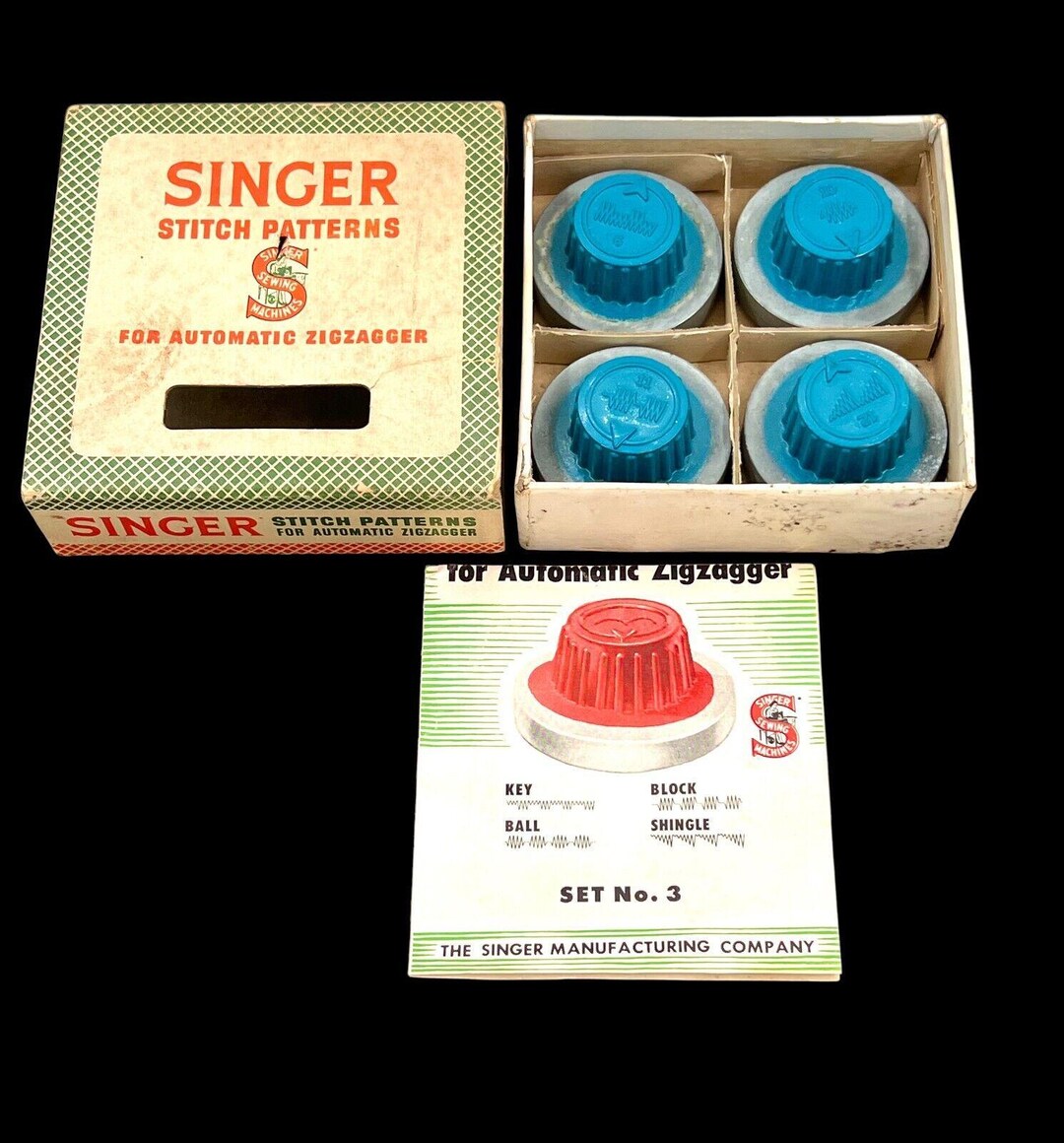 Singer Stitch Patterns for Automatic Zigzagger Blue Cams Set 3 - Etsy