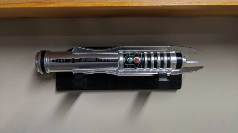Horizontal Lightsaber Hilt Wall Mount Lightsaber Hilt Mount - Etsy