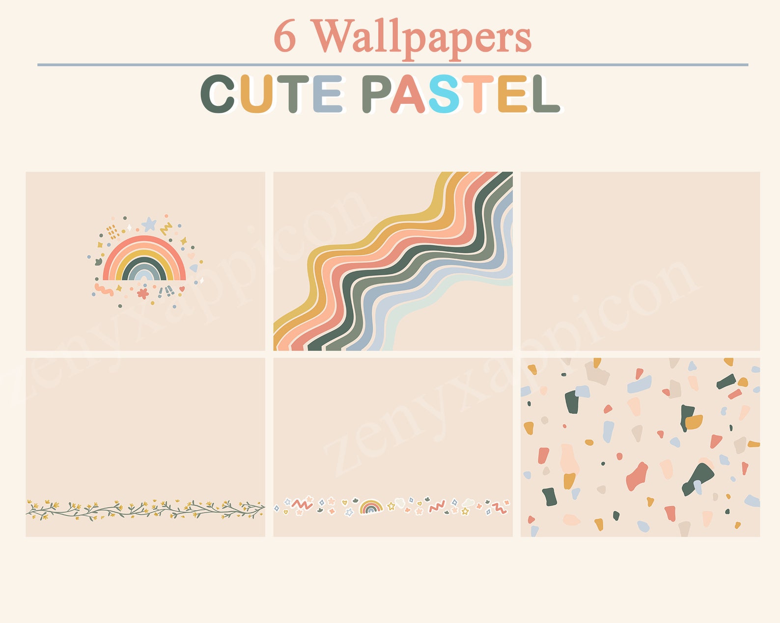 Cute Pastel App Icons Pack IOS iPad Theme Homescreen - Etsy