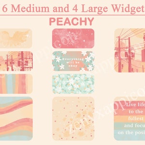 Cute Peach App Icon Pack , IOS iPhone Theme Homescreen, Android Phone ...