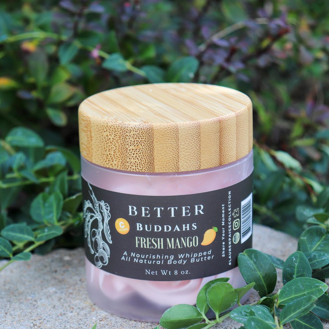 FRESH MANGO Body Butter | All Natural Whipped Shea & Mango Butters ...