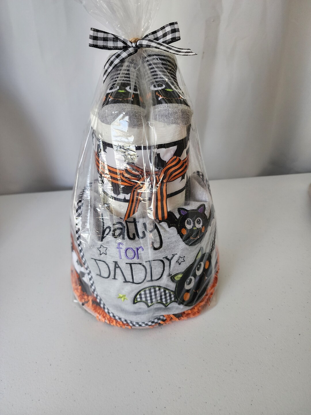 Batty for Daddy Mini Diaper Cake(boy)-baby Gift/baby Shower - Etsy
