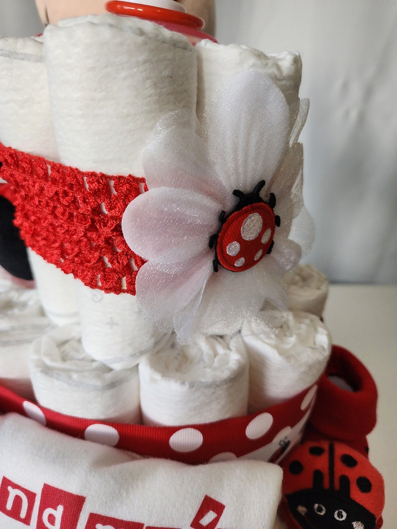 Ladybug Diaper Cake-baby Gift/baby Shower Centerpiece - Etsy
