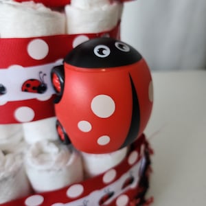 Ladybug Diaper Cake-baby Gift/baby Shower Centerpiece - Etsy