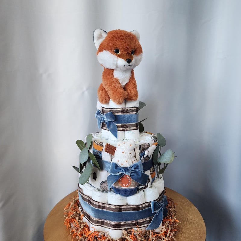 Fox Diaper Cake - Etsy