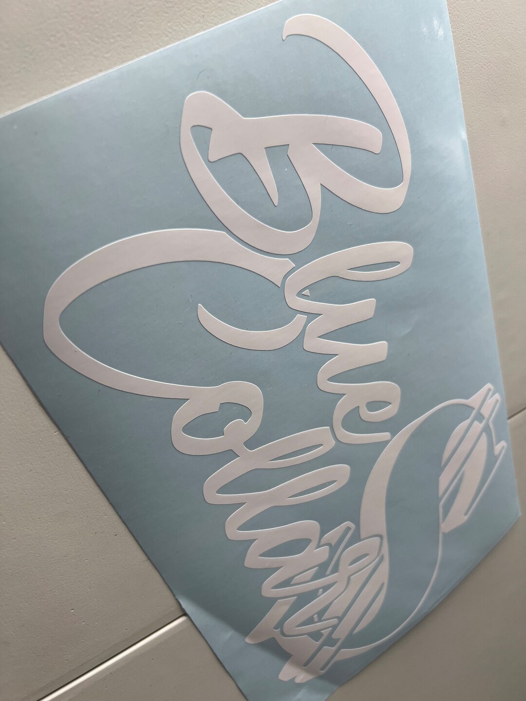 Blue Collar Dollar Decal - Etsy