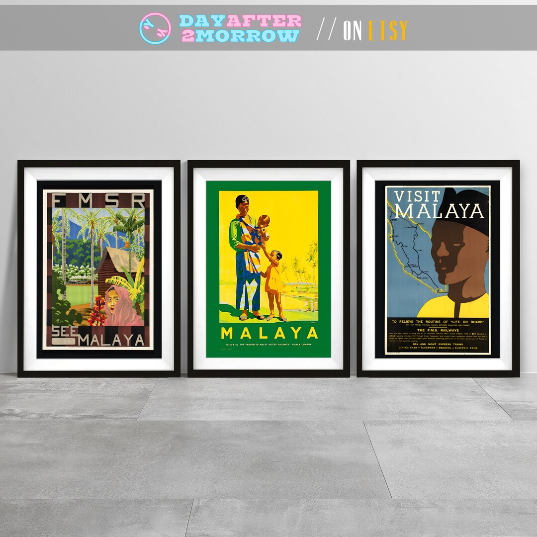 Malaysia Travel Poster Malaysia Art Poster Malaysia Art Travel Malaysia ...