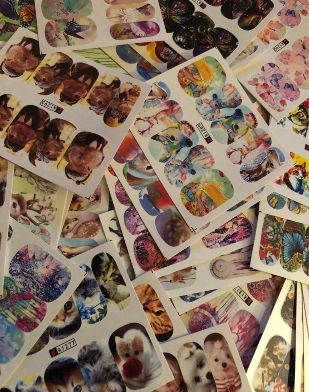 Nail Water Decals - Etsy