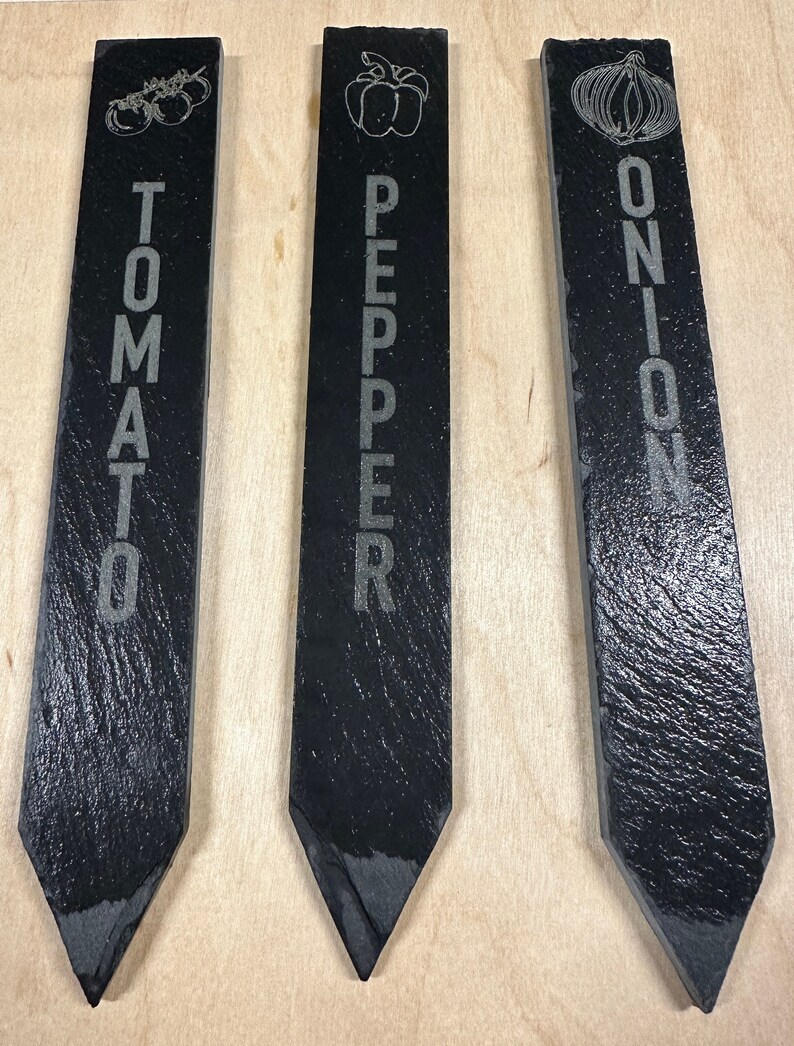 Slate Garden Markers - Etsy