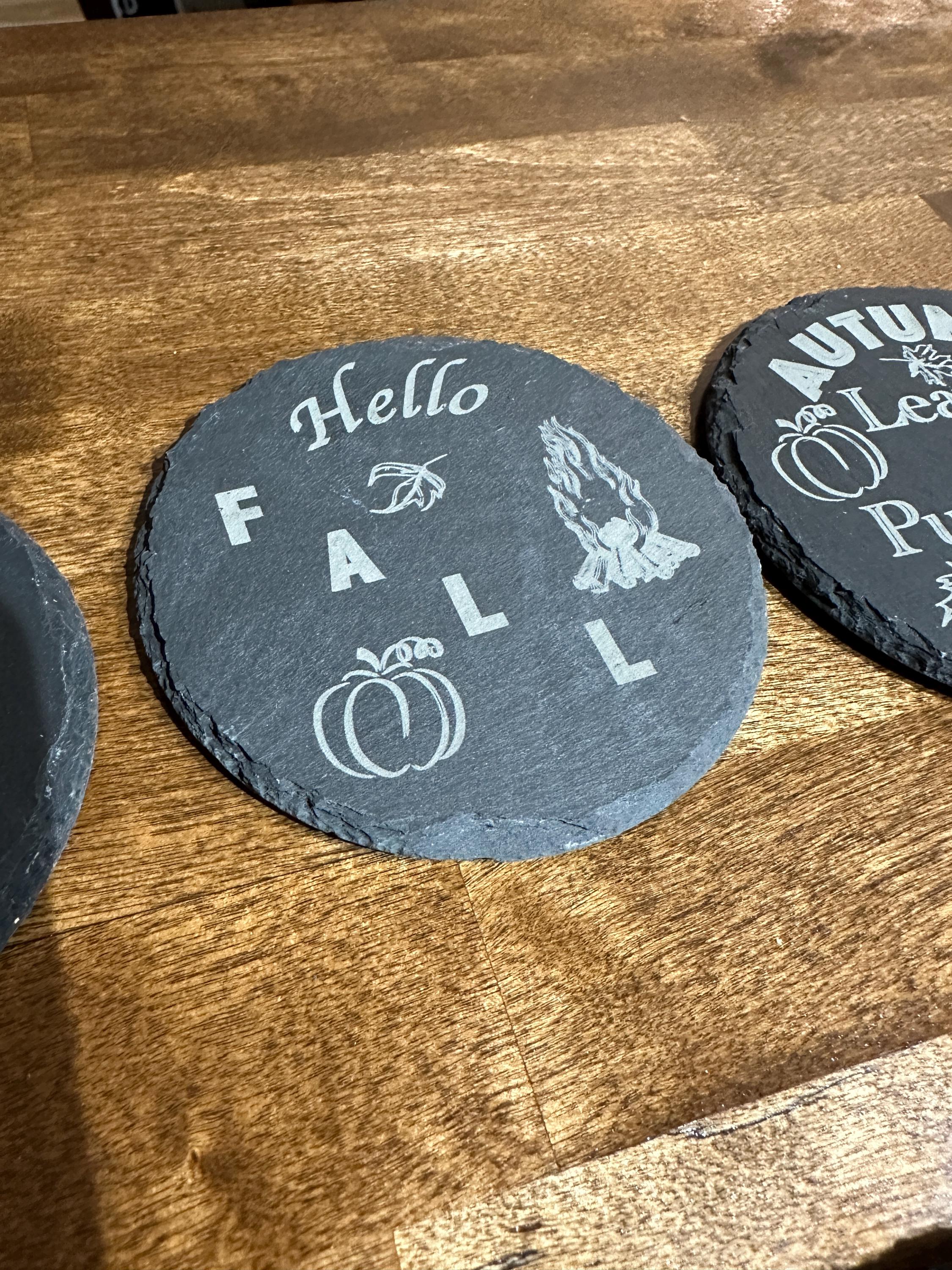 Fall Beverage Coasters - Etsy