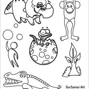 Animals or Foods HD Coloring Pages 02 Coloring Pages Instant - Etsy