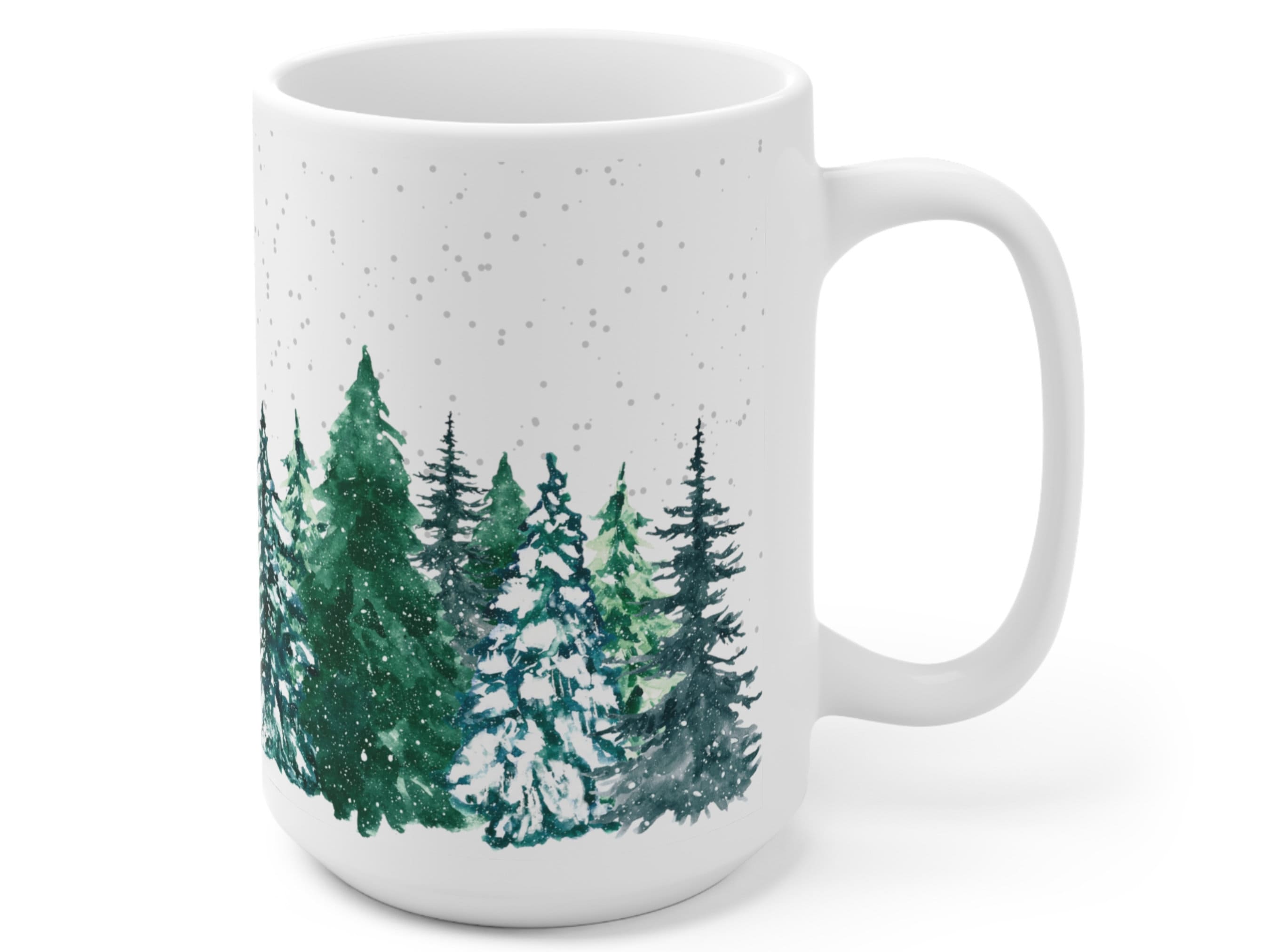 Winter Tree Mug Winter Coffee Cup Christmas Mug Giftholiday - Etsy