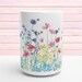 Wildflower Floral Coffee Mug, Flower Garden Teacup With Handle ...