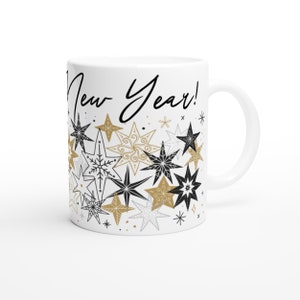 Happy New Year Mug, New Years Eve Mug, New Years Drinkware, New Years ...