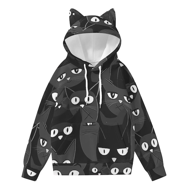 Cat Ear Hoodie - Etsy