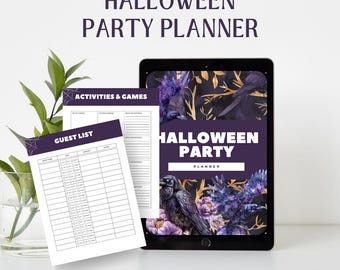 Printable Halloween Party Planner - Etsy