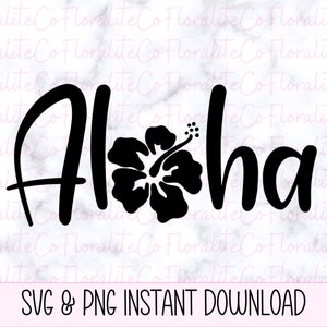 Aloha Svg Png Aloha Clip Art Summer Svg Hawaiian Svg Beach - Etsy Canada