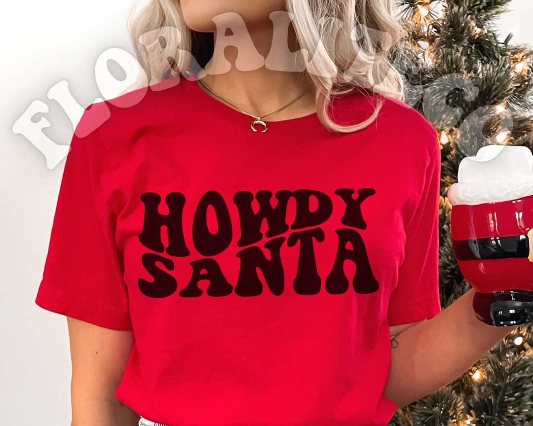Howdy Santa SVG PNG Cowboy Santa Svg Western Christmas Svg - Etsy