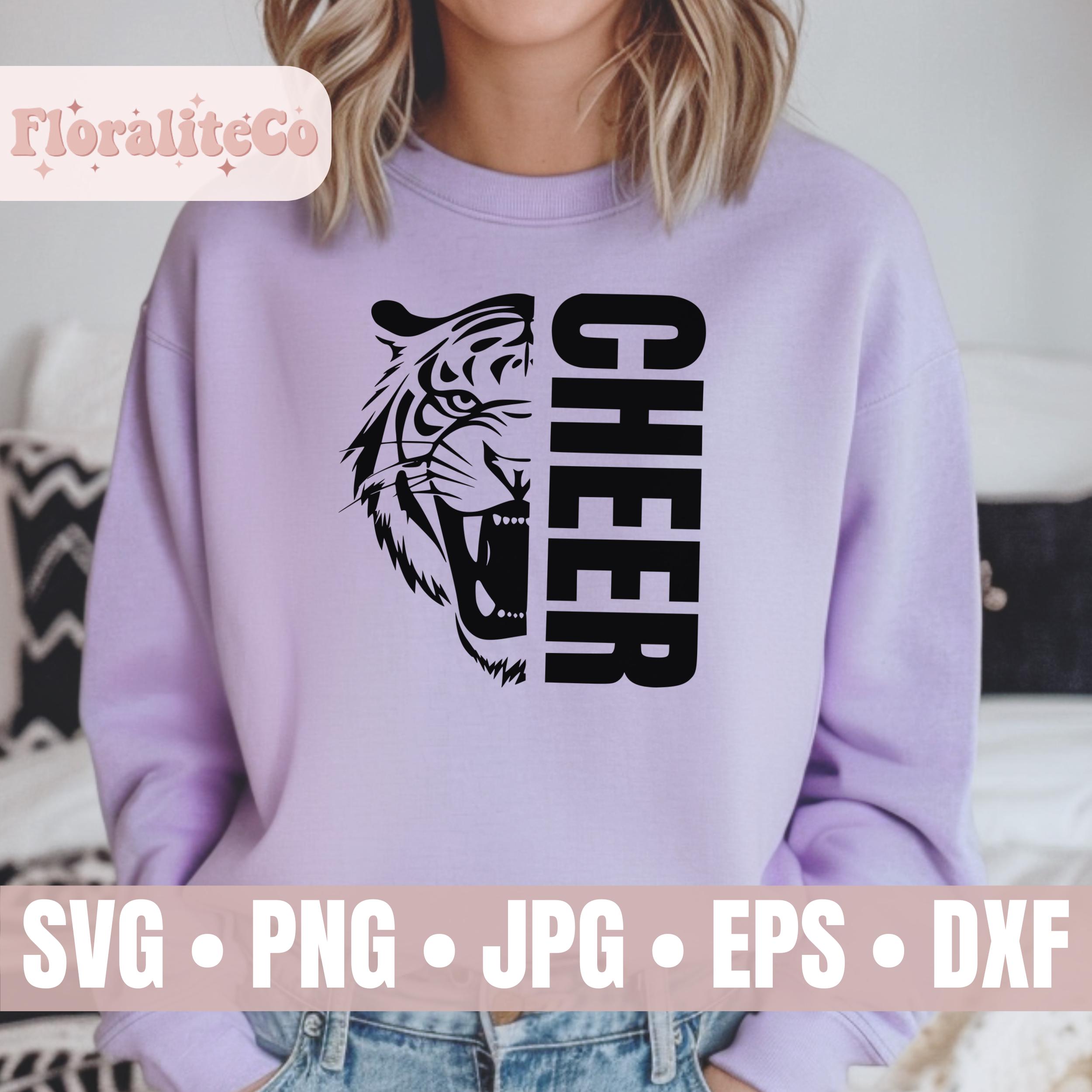 Tigers Cheer Team SVG PNG, Tigers Football, Tigers Cheerleader Shirt ...