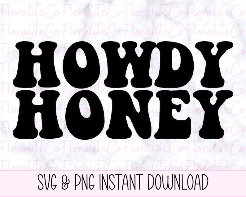 Howdy Honey Svg Rodeo Vibes Western Svg Cut File Howdy - Etsy