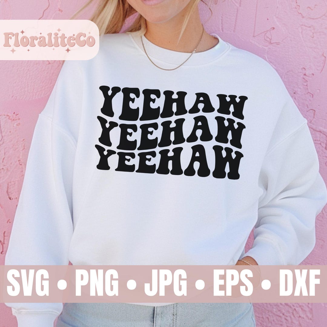 Yeehaw SVG, Western Cut File, Cowgirl PNG, Yeehaw Shirt Design, Digital ...